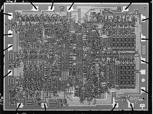 Intel 4004 Computer Microprocessor